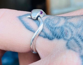 Snake Bite Ring - Etsy