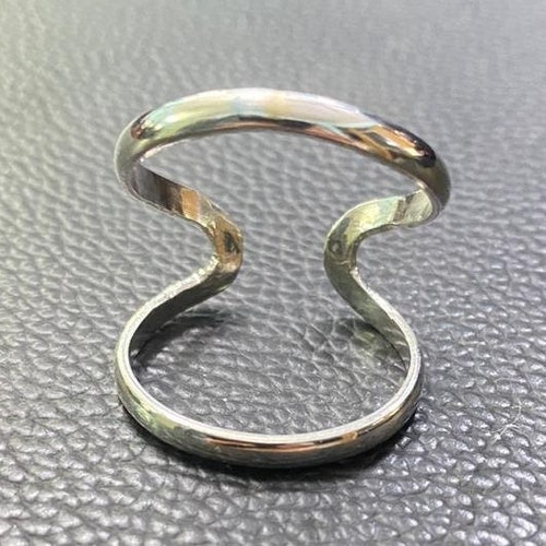 Splint Ring 925 Sterling Silver Solid Handmade Chevron Ring - Etsy