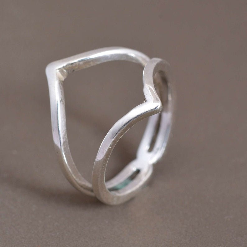 Chevron Ring Arthritis Ringsplint Knuckle Ringadjustable - Etsy