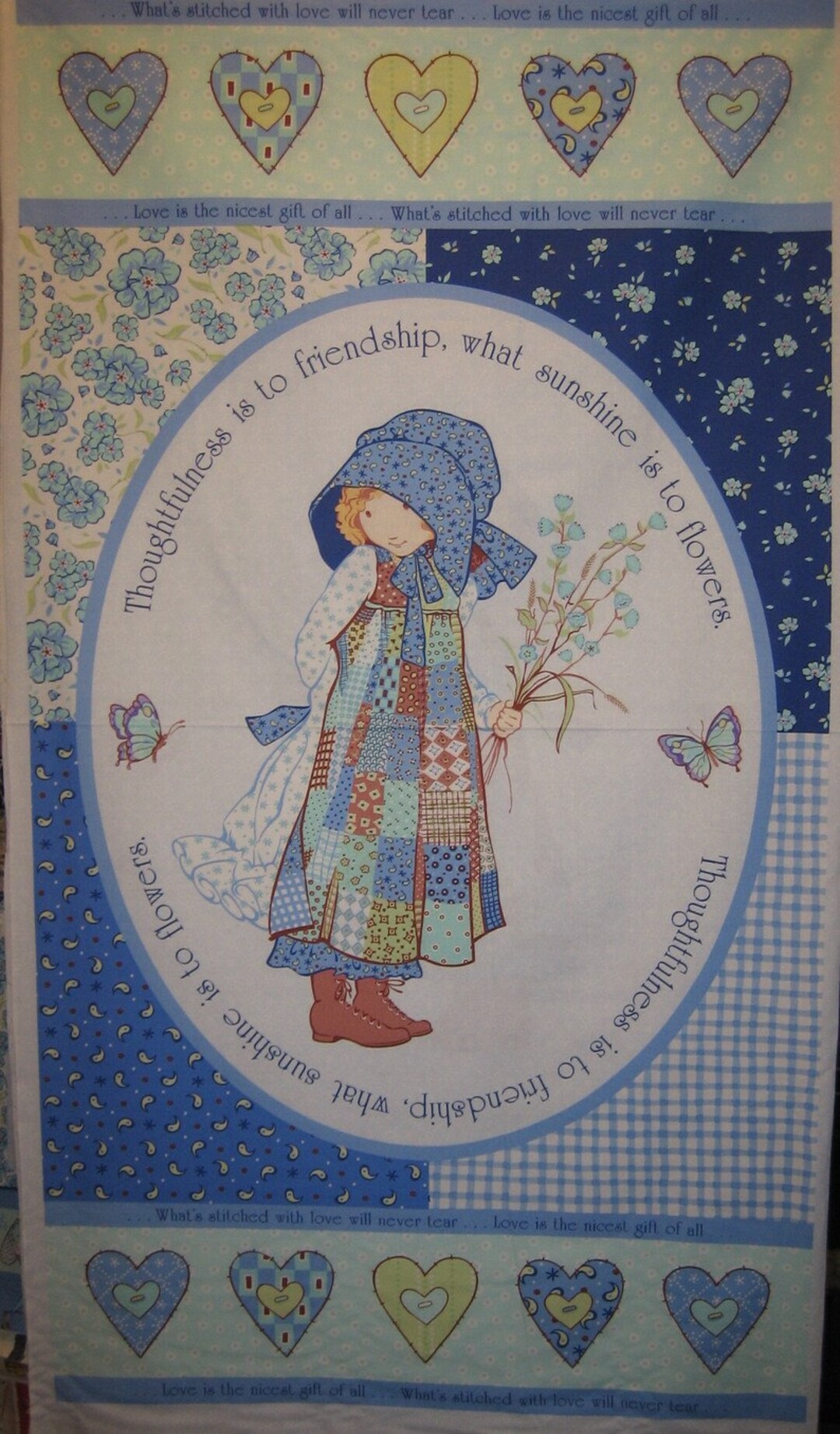 Holly Hobbie Panel Hollie Hobby Spectrix 2014 Very Rare Htf Sweet Holly Hobbie And Friends