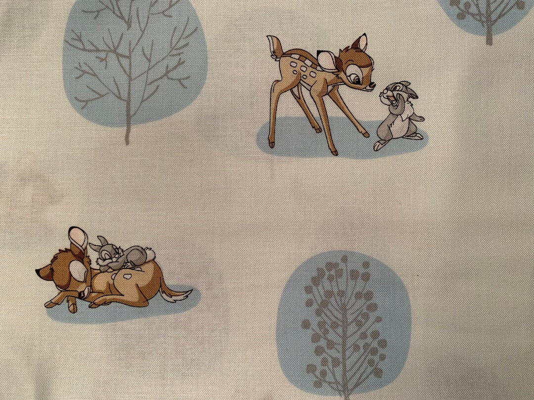 Bambi Fabric, Bambi Cotton, Disney Bambi Licensed Quilting Cotton ...