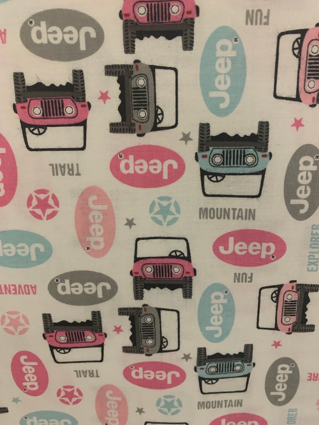 Jeep Licensed Jeep Car Automotive Cotton Fabric Riley Blake Licensed ...