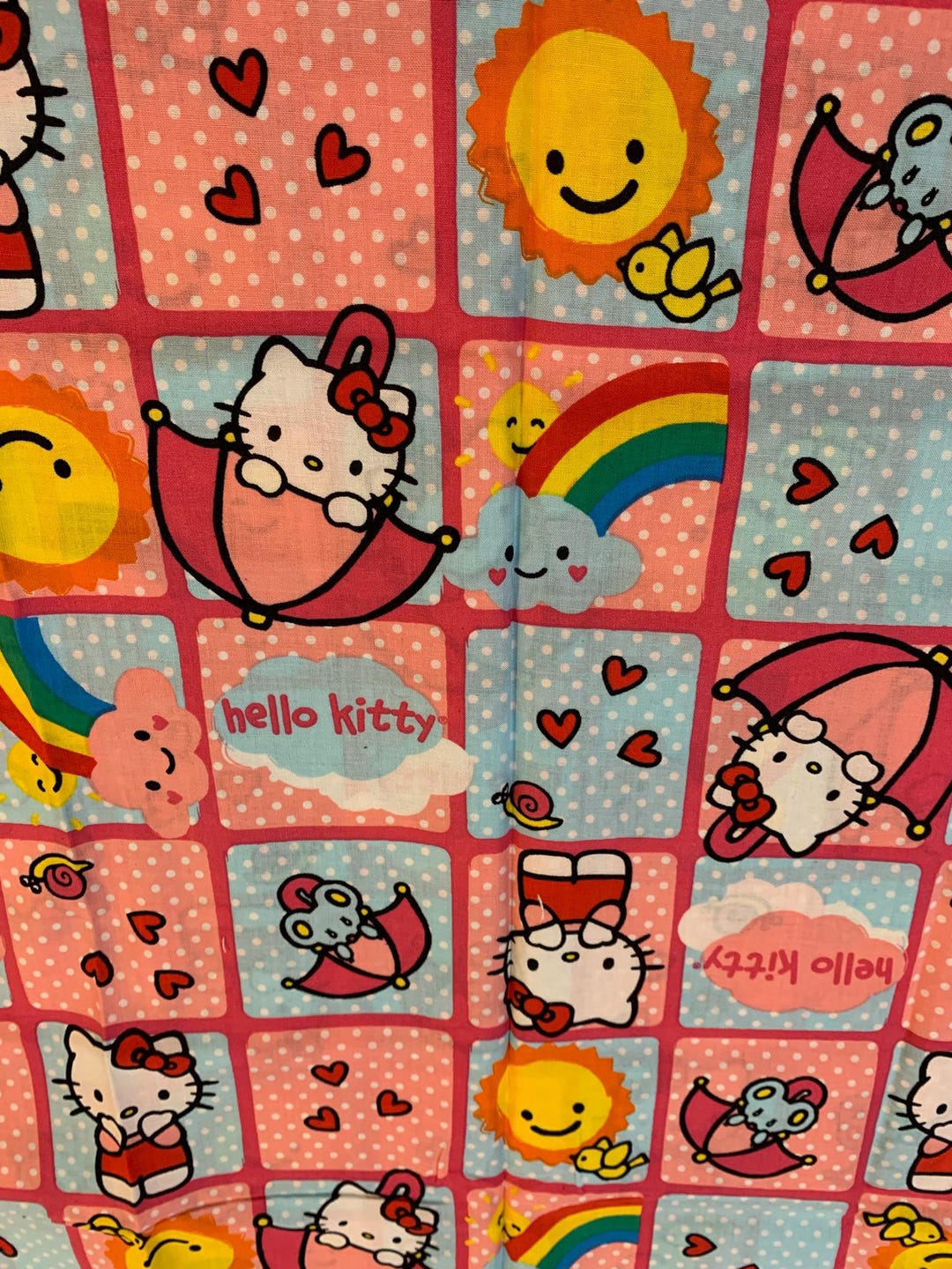Hello Kitty Licensed Fabric, Hello Kitty Quilt Cotton Springs Creative ...