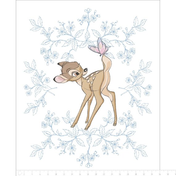Bambi Fabric Bambi Panel Disney Bambi Licensed Quilting | Etsy