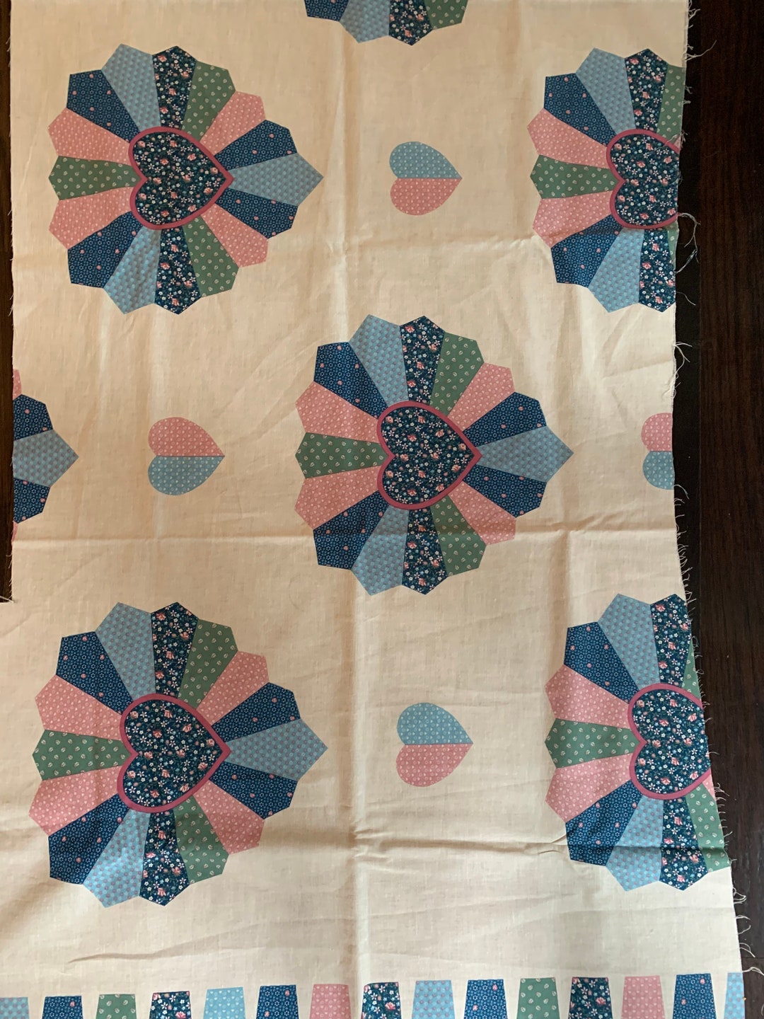 American Folk Art Museum Oversize Fabric Vintage 1998 Springs Fabric ...