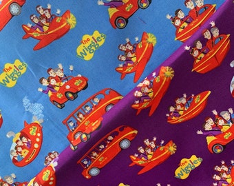 The Wiggles Fabric - Etsy