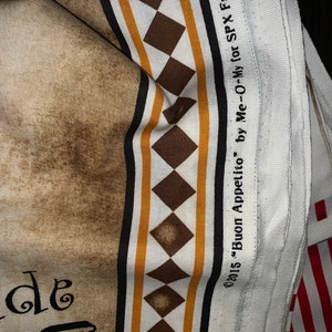 Burn Appetito Chef Fabric Cooking Fabric Panel Whimsical Chefs Cooking ...