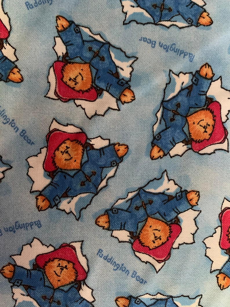 Paddington Bear Fabric Paddington Bear Numbers Fabric - Etsy