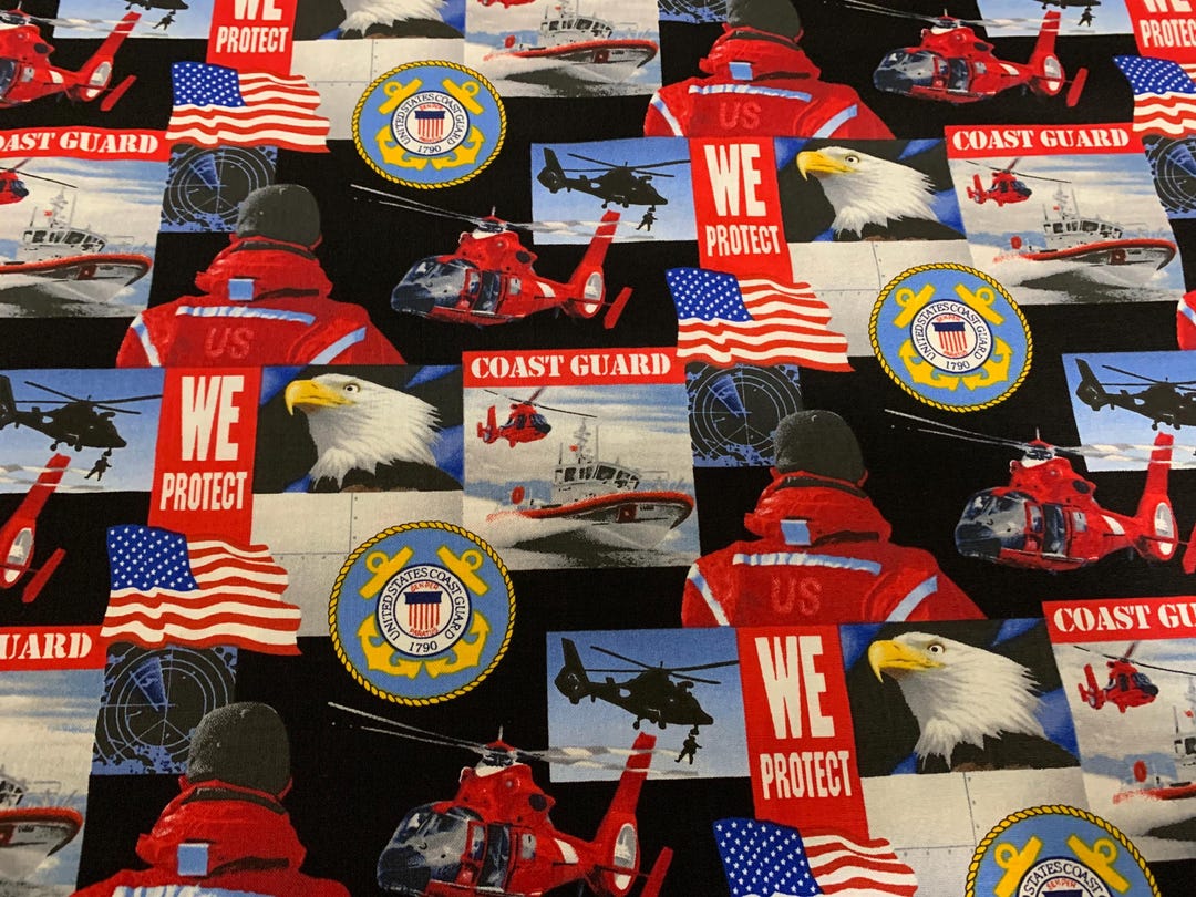 Coast Guard Fabric - U.S. Military - United States Coast Guard We ...