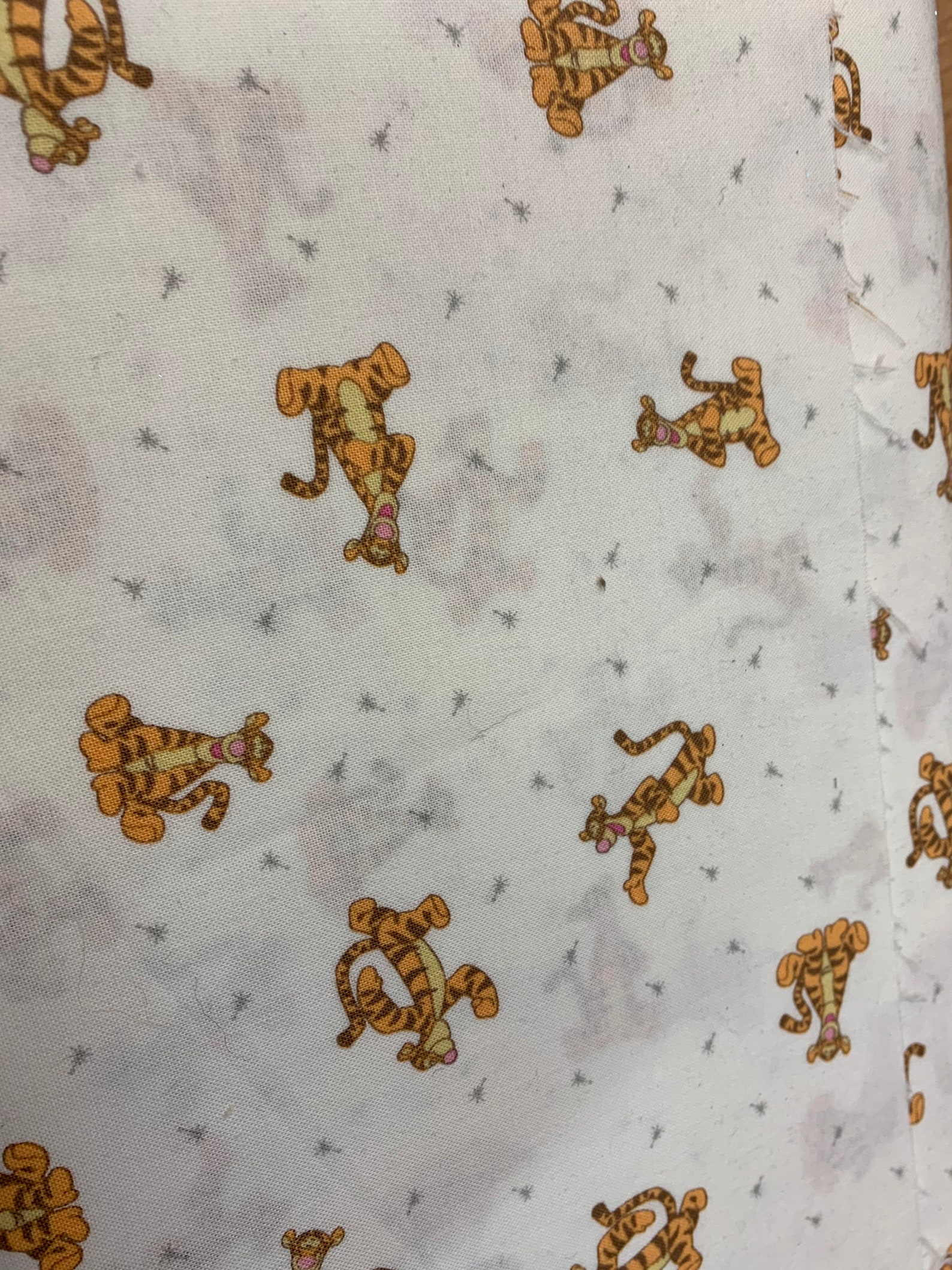 Tigger Fabric Tigger Cotton Quilting Fabric Classic Pooh | Etsy