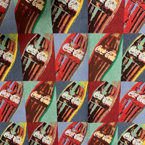 Coca Cola Fabric - Etsy