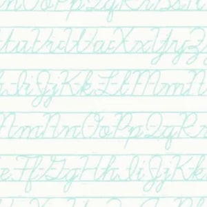Handwriting Penmanship Lori Holt Cursive Writing Riley Blake Kids ...