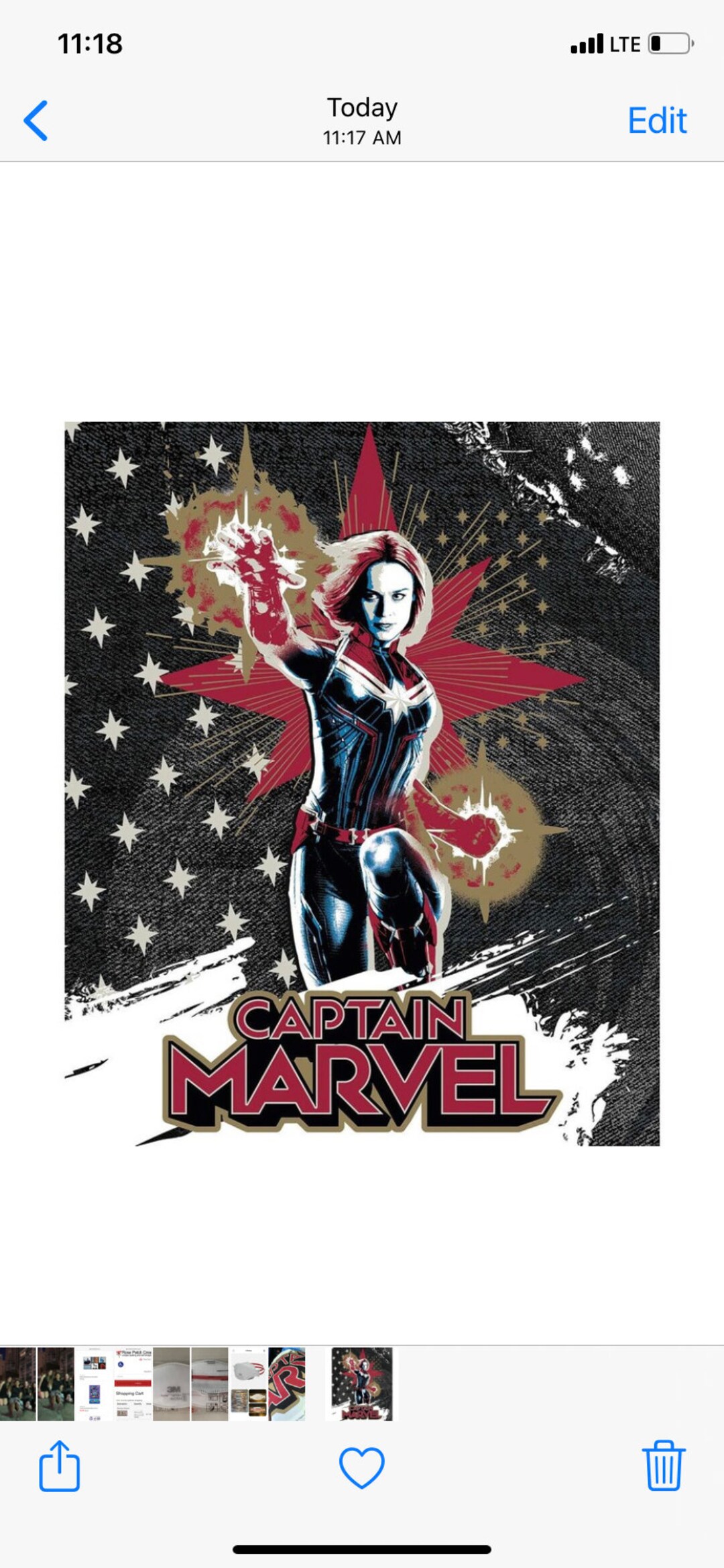 Captain Marvel Panel, Marvel Comics Licensed Cotton Panel, Captain ...