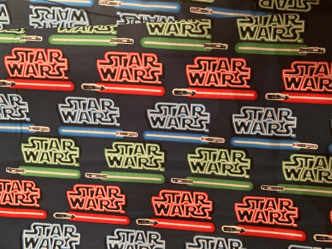 Star Wars Fabric, Retro Star Wars Quilt Cotton , Licensed Lucas Film ...