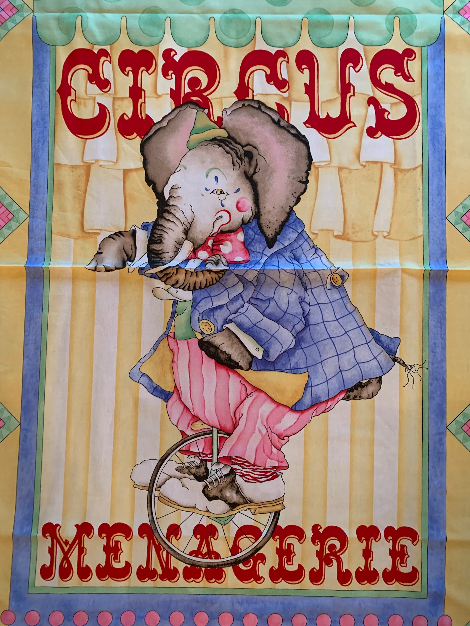 J. Wecker Frisch Circus Menagerie Vintage Panel by J. | Etsy