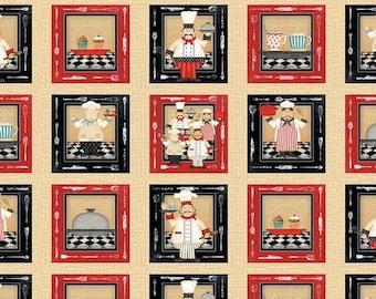 In the Kitchen Border Stripe by Jennifer Pugh for Wilmington - Etsy