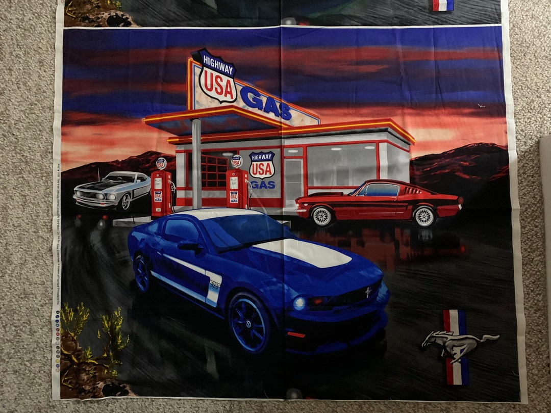 Ford Mustang Panel, Ford Mustang Fabric, Ford Automotive Fabric Panel ...