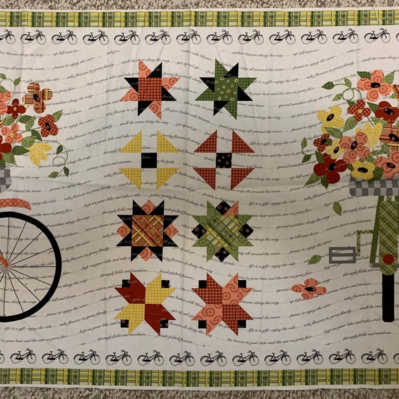 Bicycle Fabric - Etsy