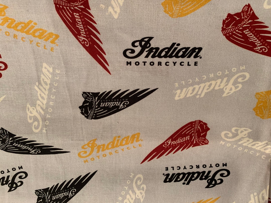 Indian Motorcycle Fabric, Riley Blake Motorcycle , Motorcycle Fabric ...
