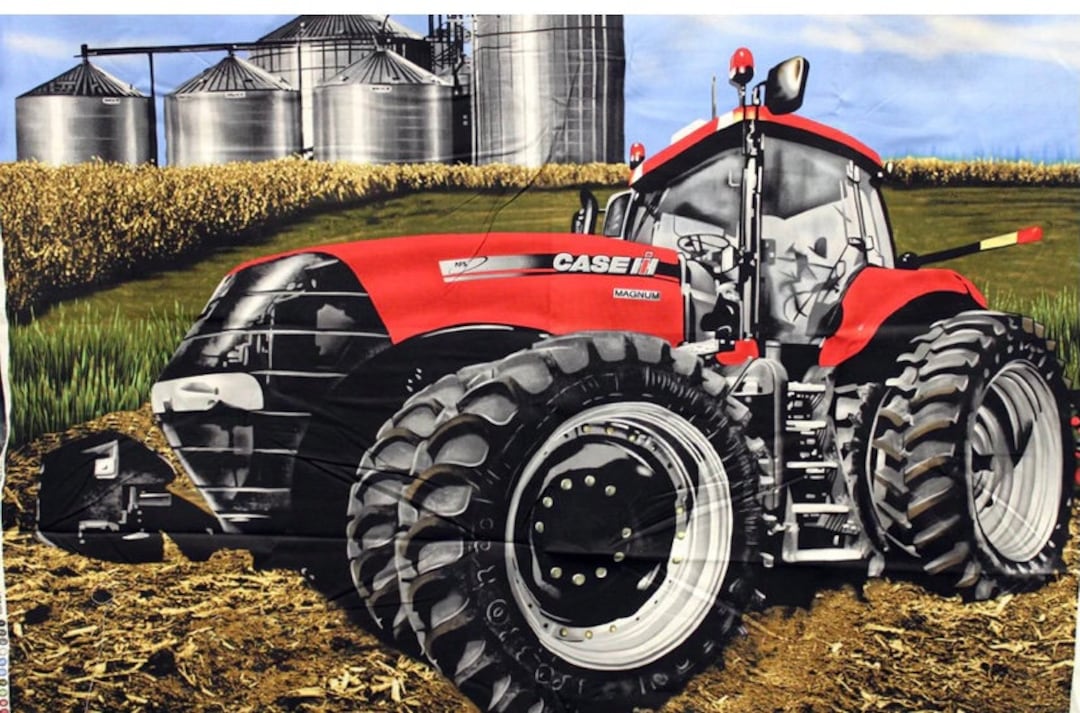 Case IH Tractor Panel, Red Case IH Magnum Tractor Fabric Panel Fabric ...