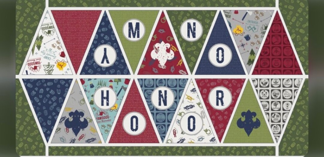 Boy Scouts of America, Scouting Fabric, Riley Blake Cotton Panel Fabric ...