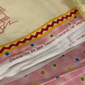 Jane Tenorio-coscarelli Fabric Mexican Spanish Cotton Fabric Telegraph ...