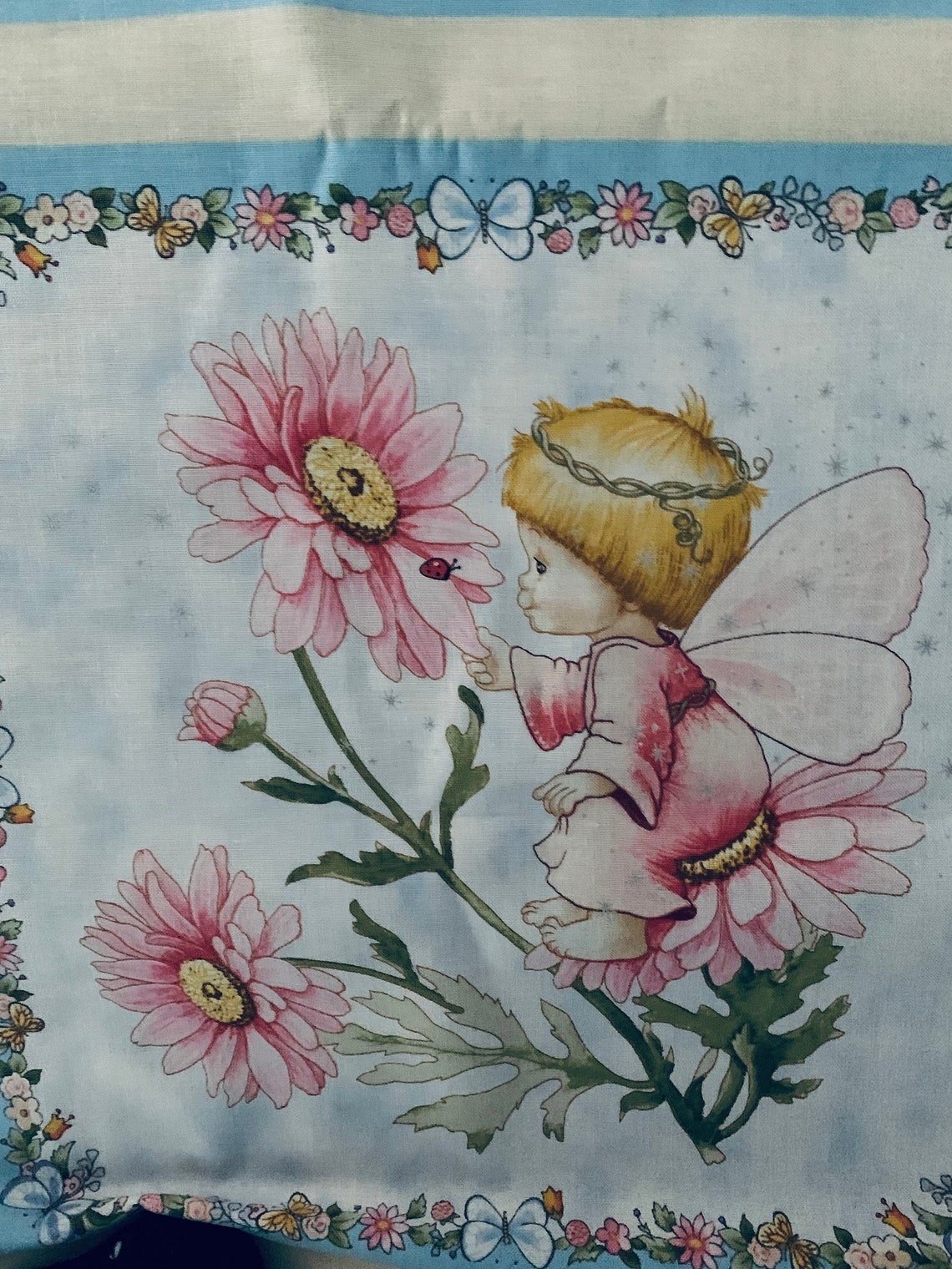 Angels and Faries Panel. Ami Morehead Fabric, Elizabeth Studios Panel ...