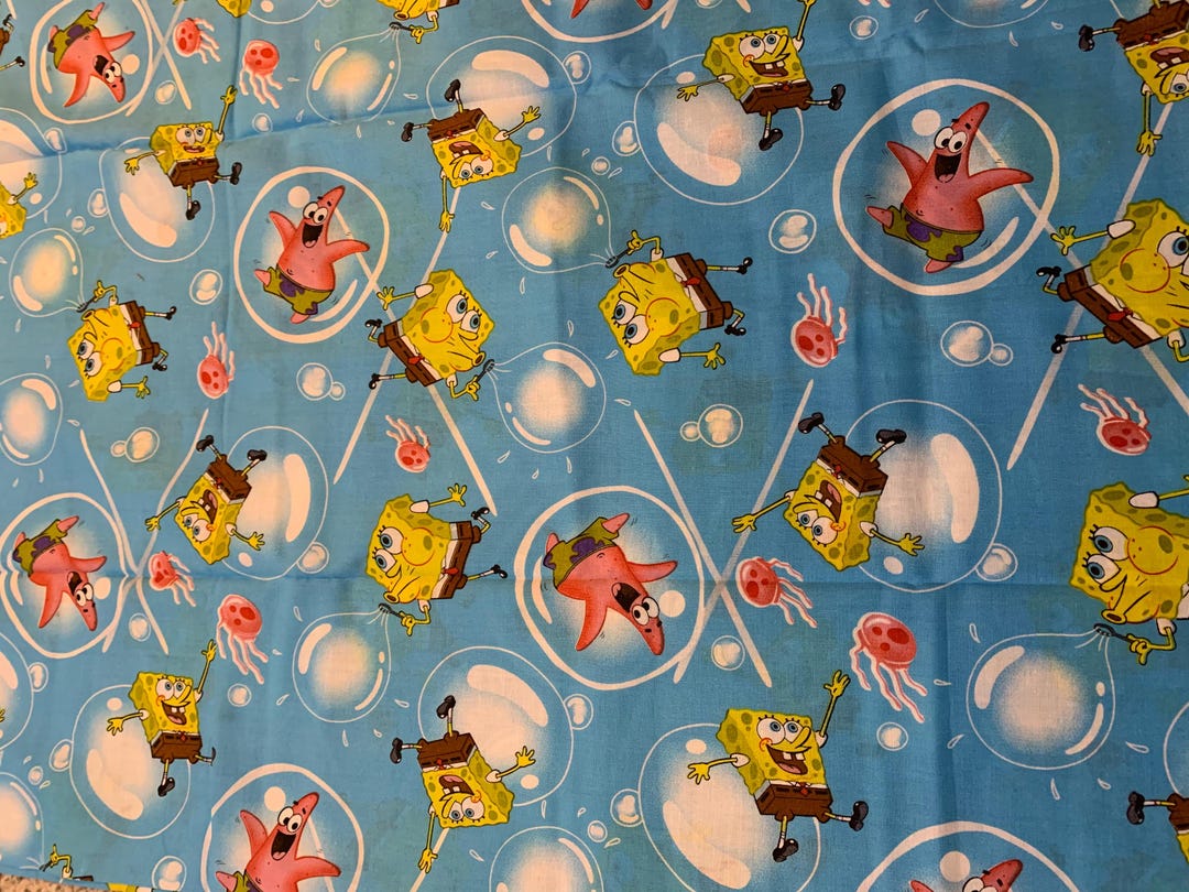 Spongebob Squarepants Fabric, Sponge Bob Squarepants Fabric Squarepants ...
