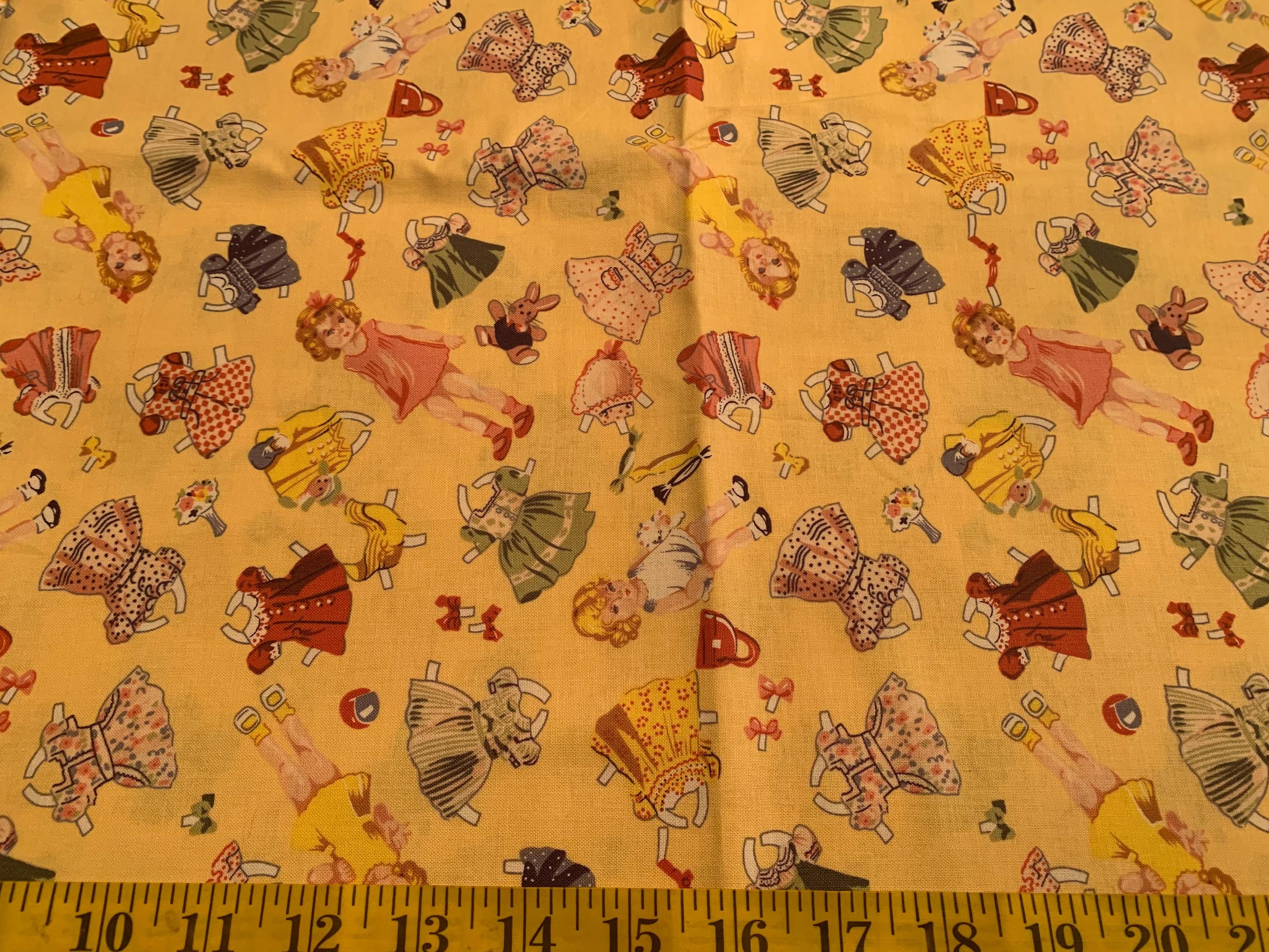 Paper Dolls Fabric Panel. Paper Doll Cuties Paper Dolls Timeless ...