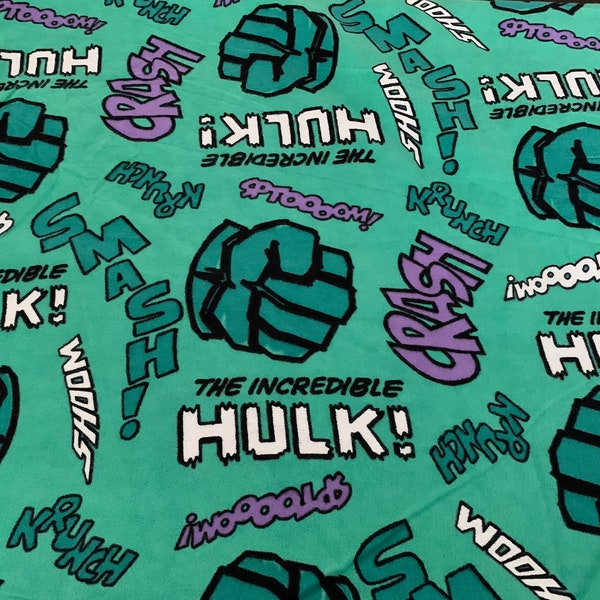 Incredible Hulk Fabric - Etsy