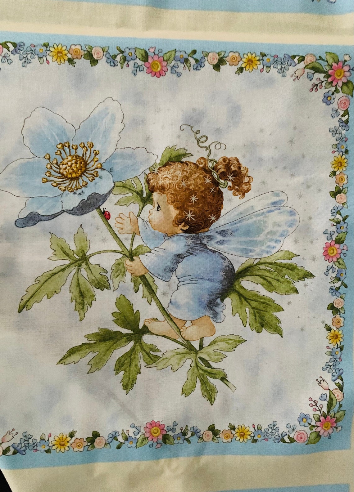 Angels and Faries Panel. Ami Morehead Fabric, Elizabeth Studios Panel ...