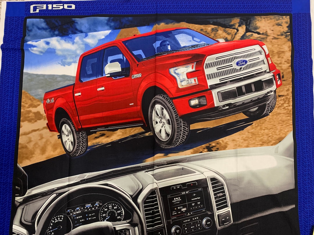 Ford Truck Panel, Ford Truck F150 Fabric, Ford Automotive Fabric Panel ...