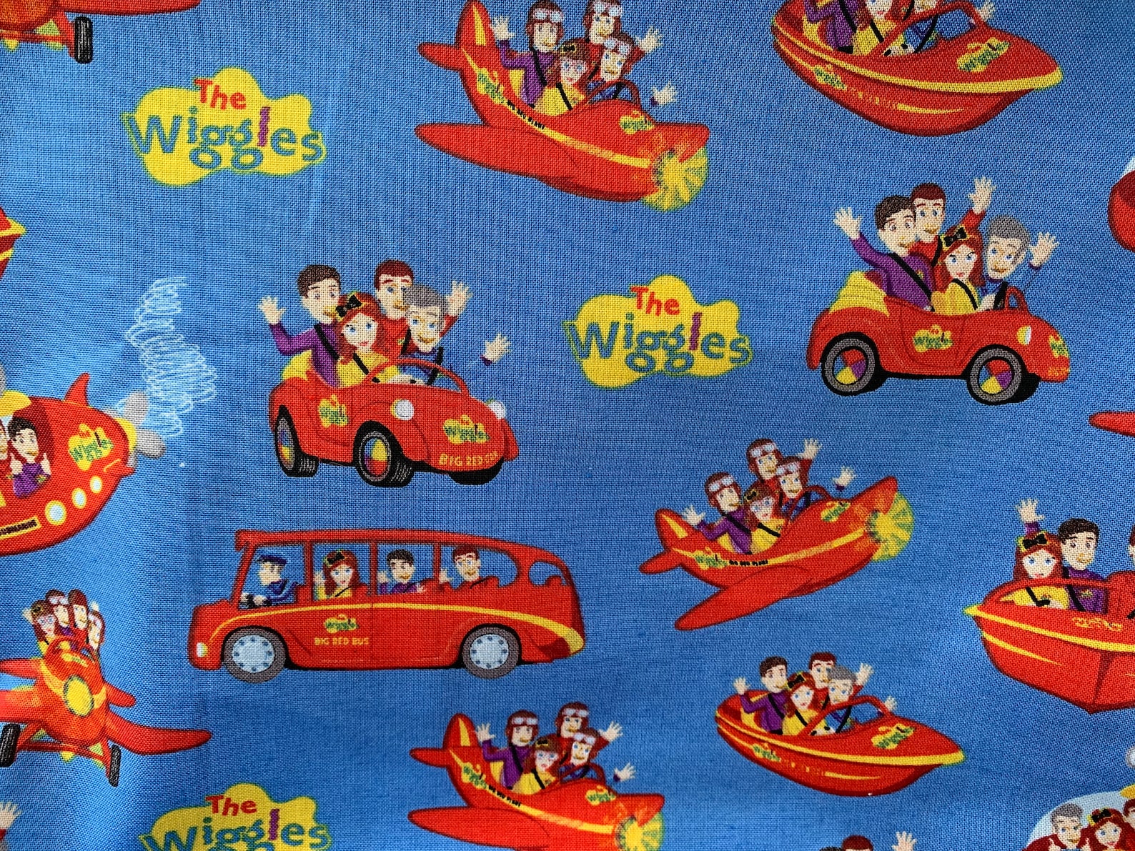 The Wiggles Wiggles Riley Blake Licensed Cotton Fabric the - Etsy