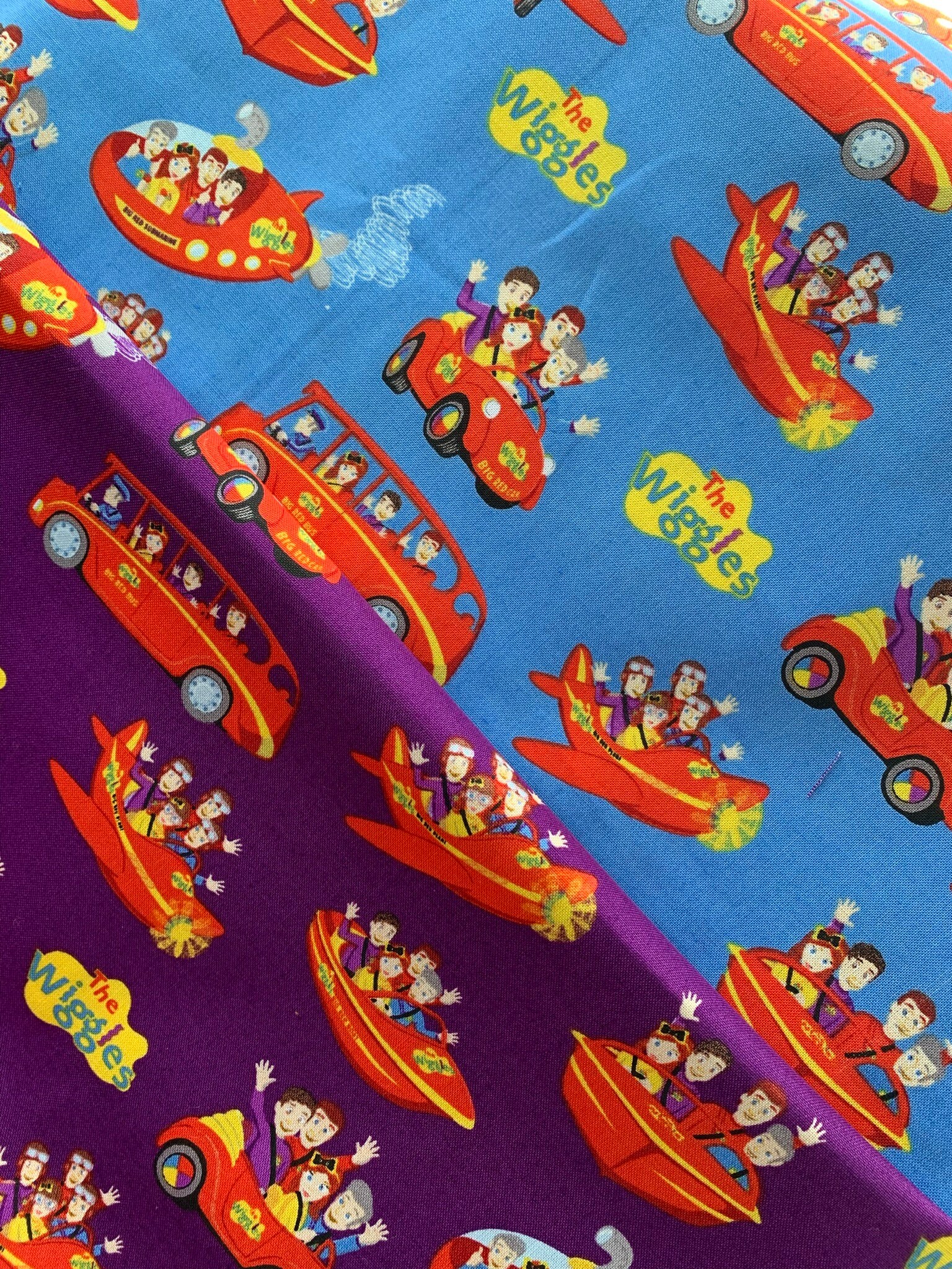 The Wiggles Wiggles Riley Blake Licensed Cotton Fabric the - Etsy