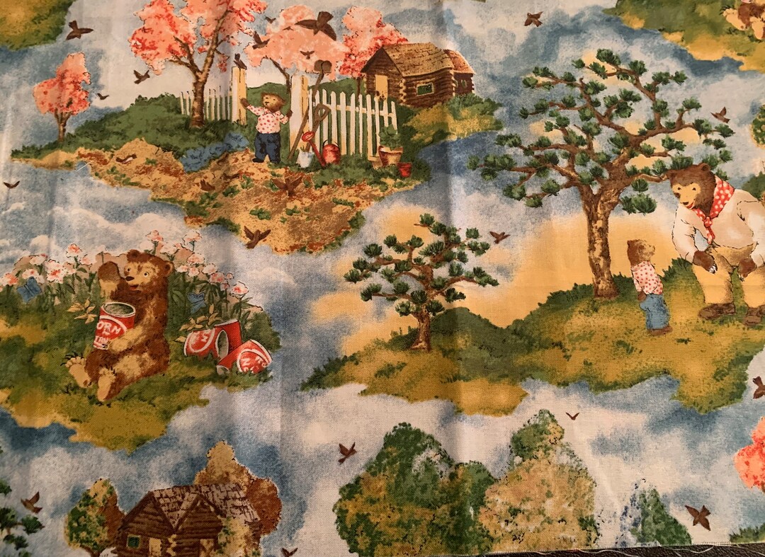 The Three Bears Red Rooster Indygo Junction Fabrics Three Bears Fabric ...