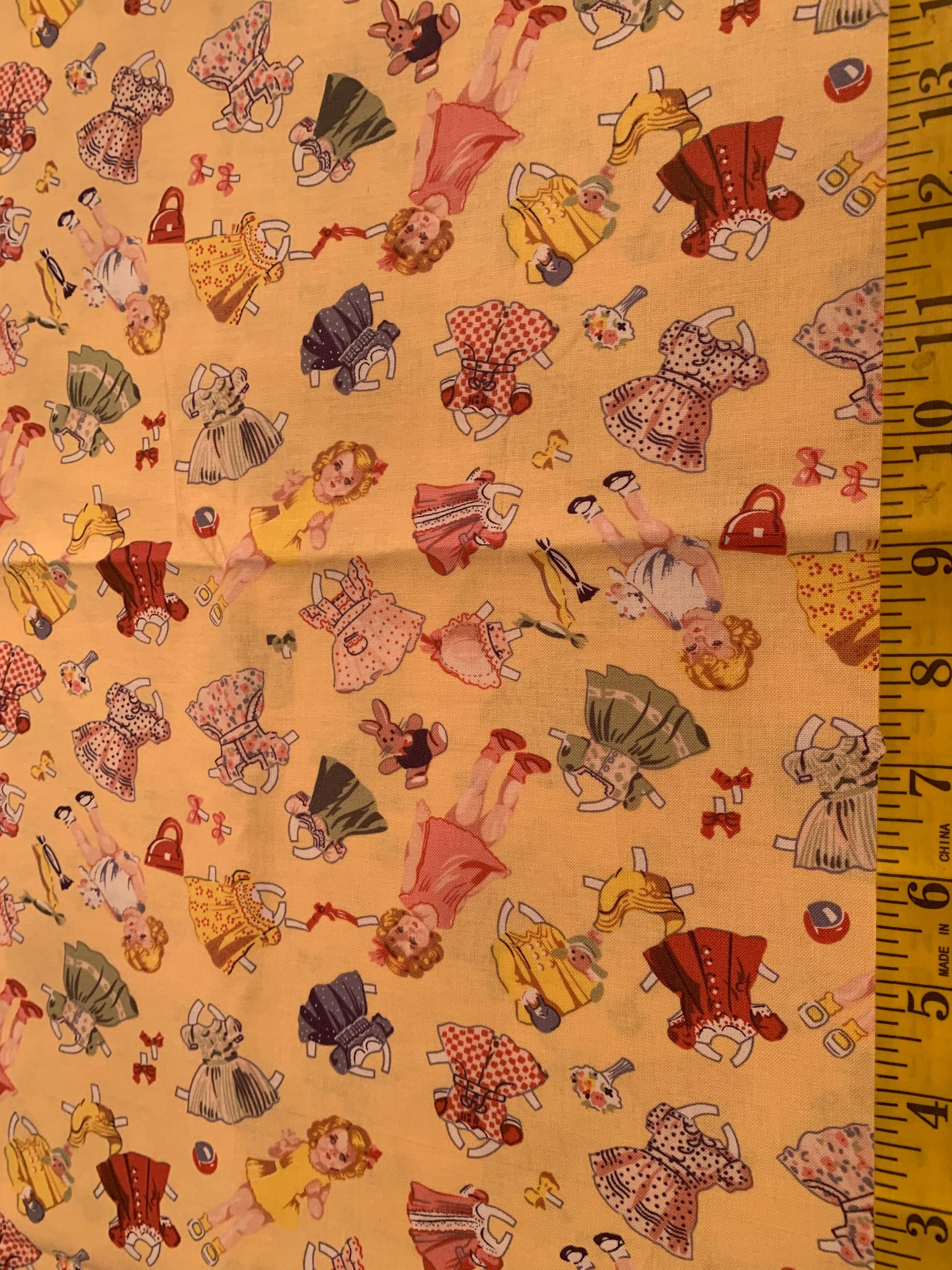 Paper Dolls Fabric Panel. Paper Doll Cuties Paper Dolls Timeless ...