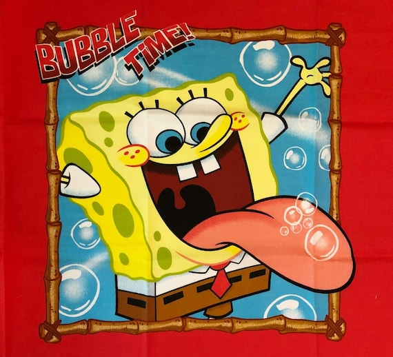 Spongebob Squarepants Pillow Panel Sponge Bob Squarepants | Etsy