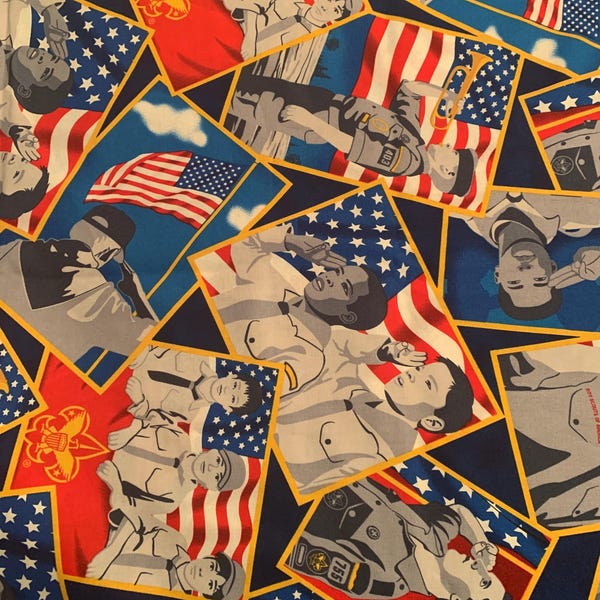 Boy Scout Fabric - Etsy