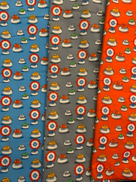 Curling Cotton Fabric Curlers Fabric Curling Rocks Cute | Etsy