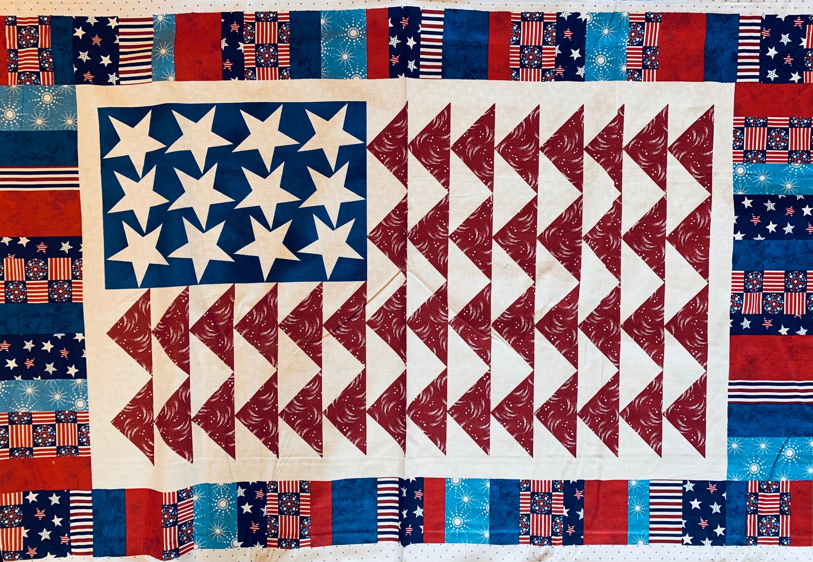 American Flag Panel American Flag Quilt Panel Patriotic USA - Etsy