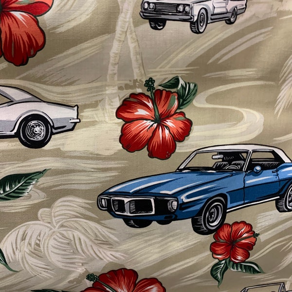 Vintage Car Fabric - Etsy
