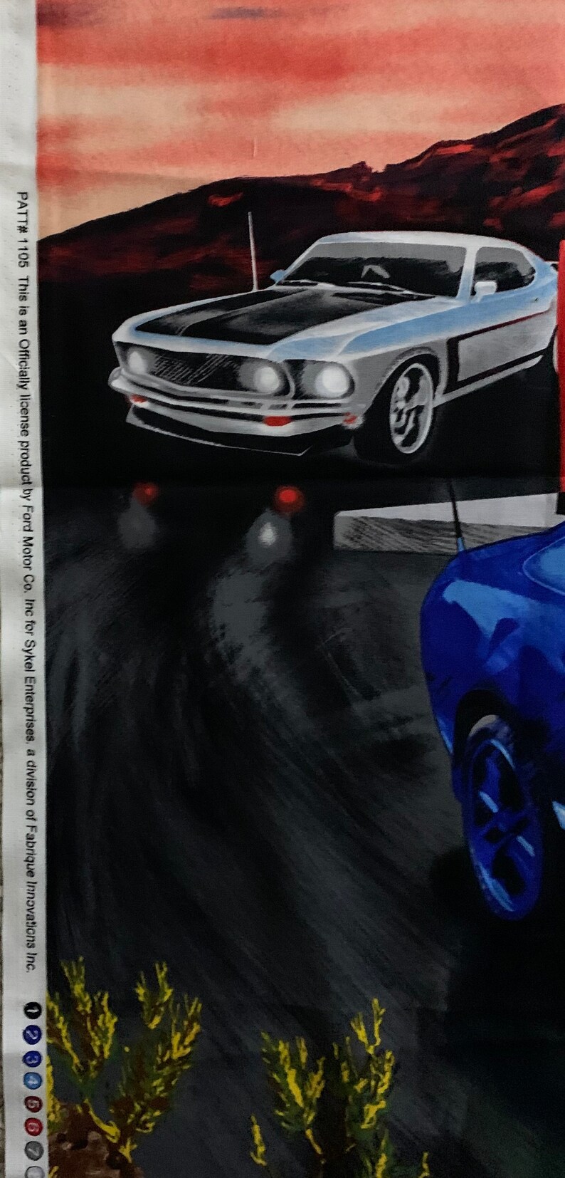 Ford Mustang Panel, Ford Mustang Fabric, Ford Automotive Fabric Panel ...