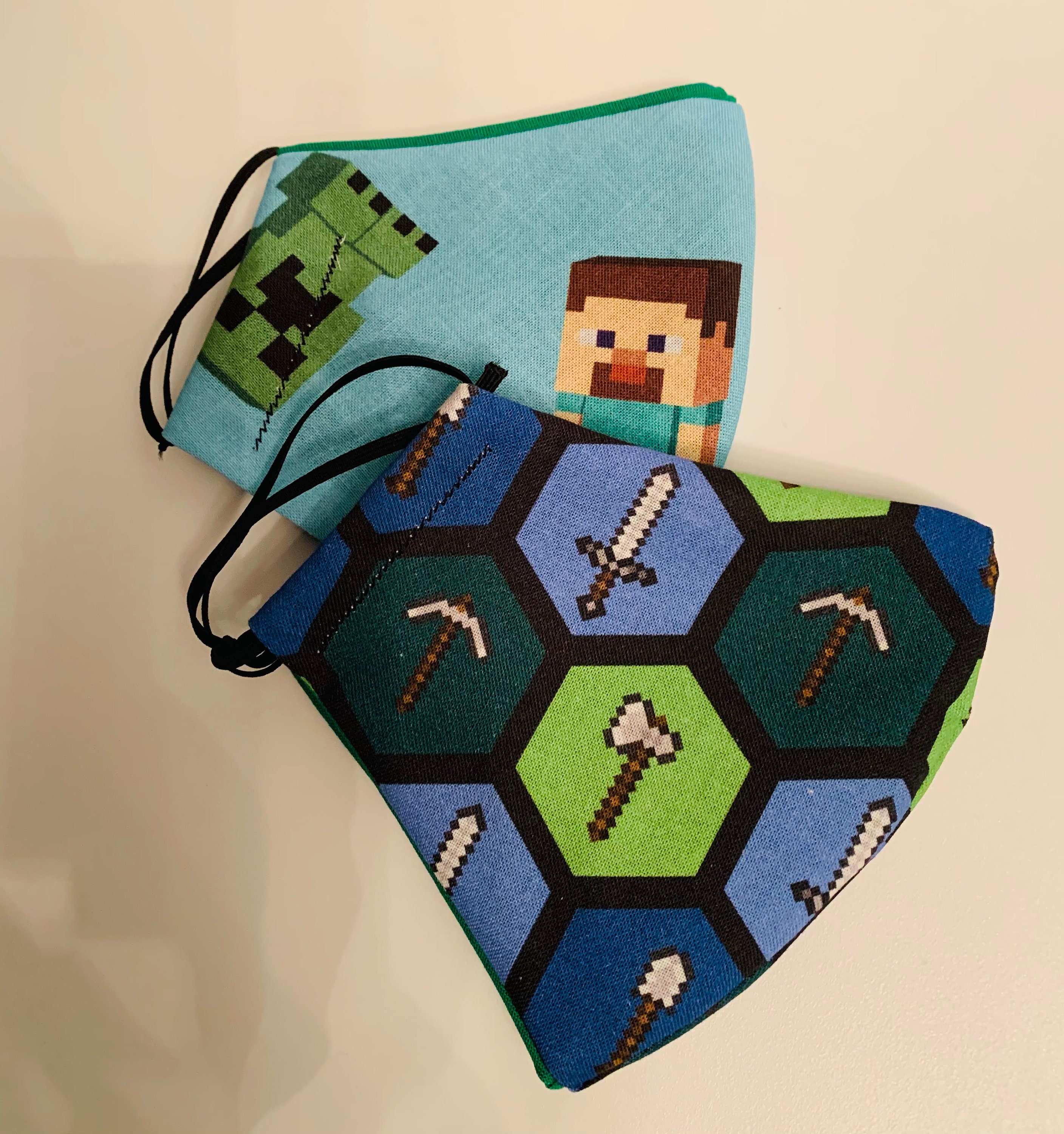 Minecraft cotton face mask Minecraft face mask customization | Etsy