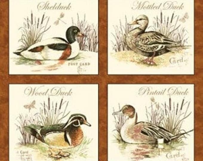 Mallard Ducks Fabric, Northcott Fabrics Riverside Ducks Clearwater ...