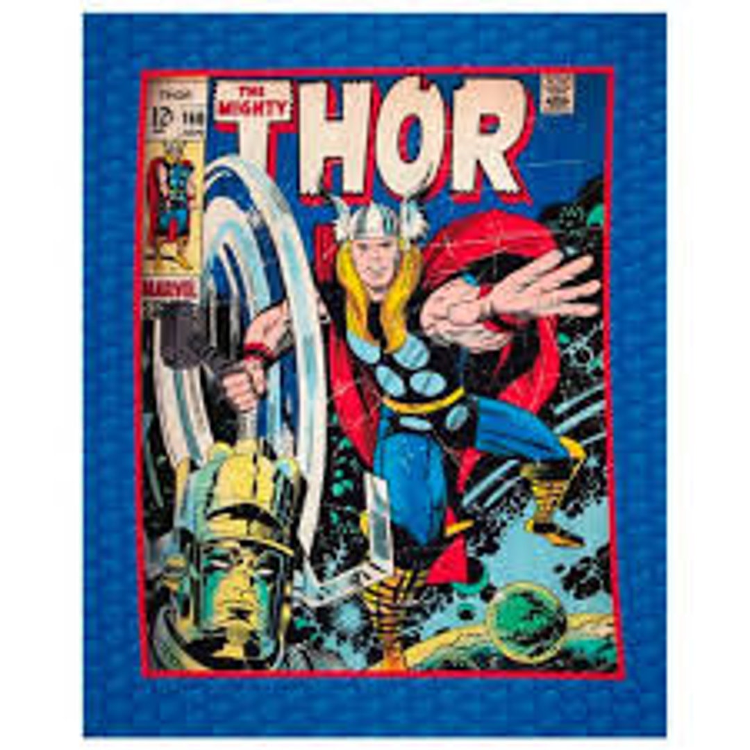 Thor Fabric Panel, the Mighty Thor Marvel Comics Licensed Cotton Panel ...