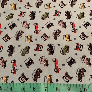 Jeep Licensed Jeep Car Automotive Cotton Fabric Riley Blake Licensed ...