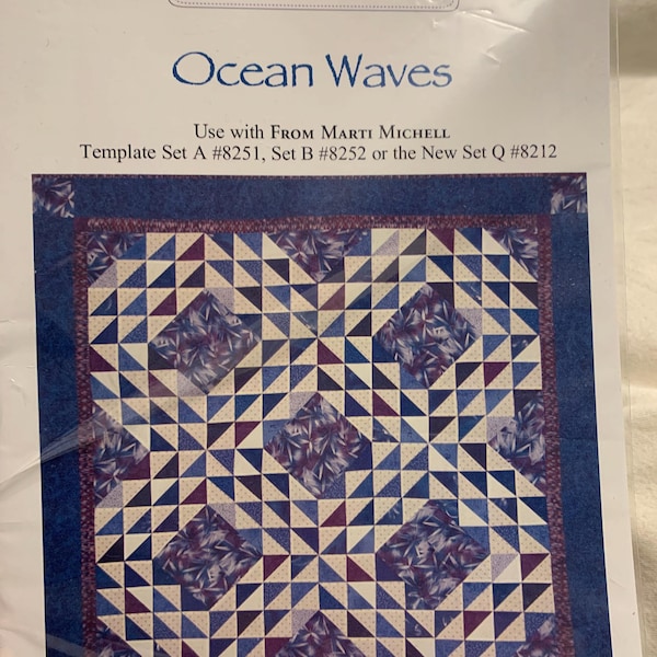 Ocean Wave Quilt Pattern - Etsy