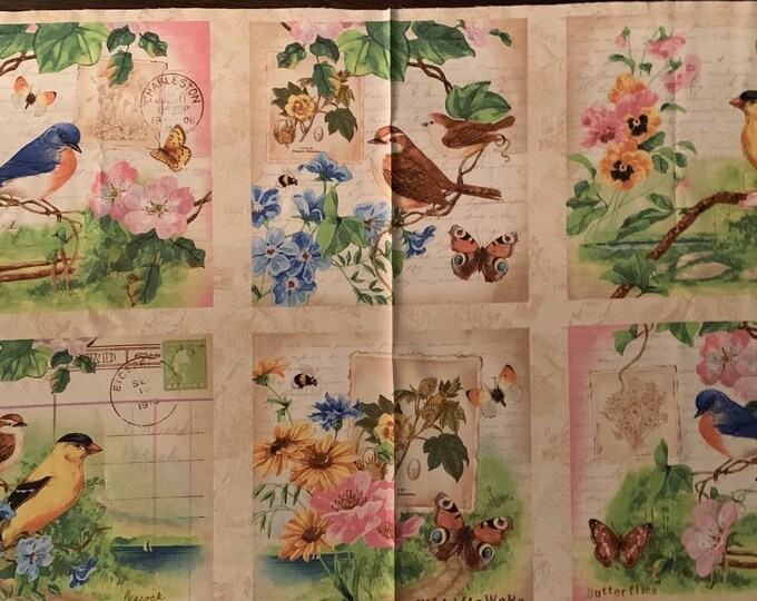 Vintage Barns Panel, Coming Home Fabric, Deb Strain Moda Fabrics Panel ...