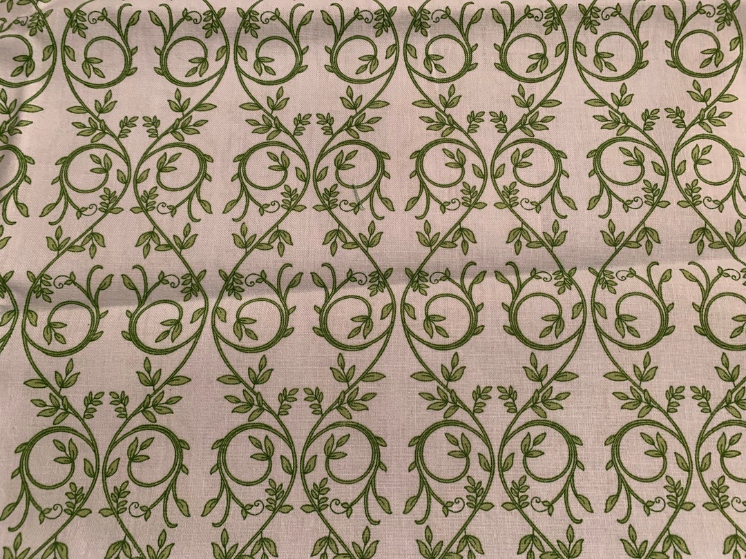Plant Vines Fabric, Vines Leaves Plants Cotton Fabric, Gardening Garden ...