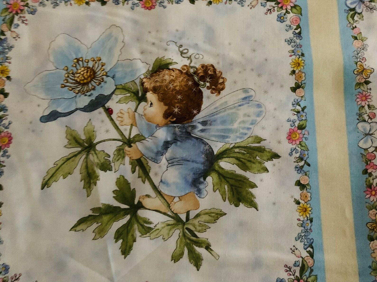 Angels and Faries Panel. Ami Morehead Fabric, Elizabeth Studios Panel ...